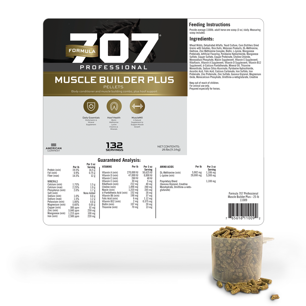 Muscle Builder Plus Bulk - 25 lb bag – Formula 707®