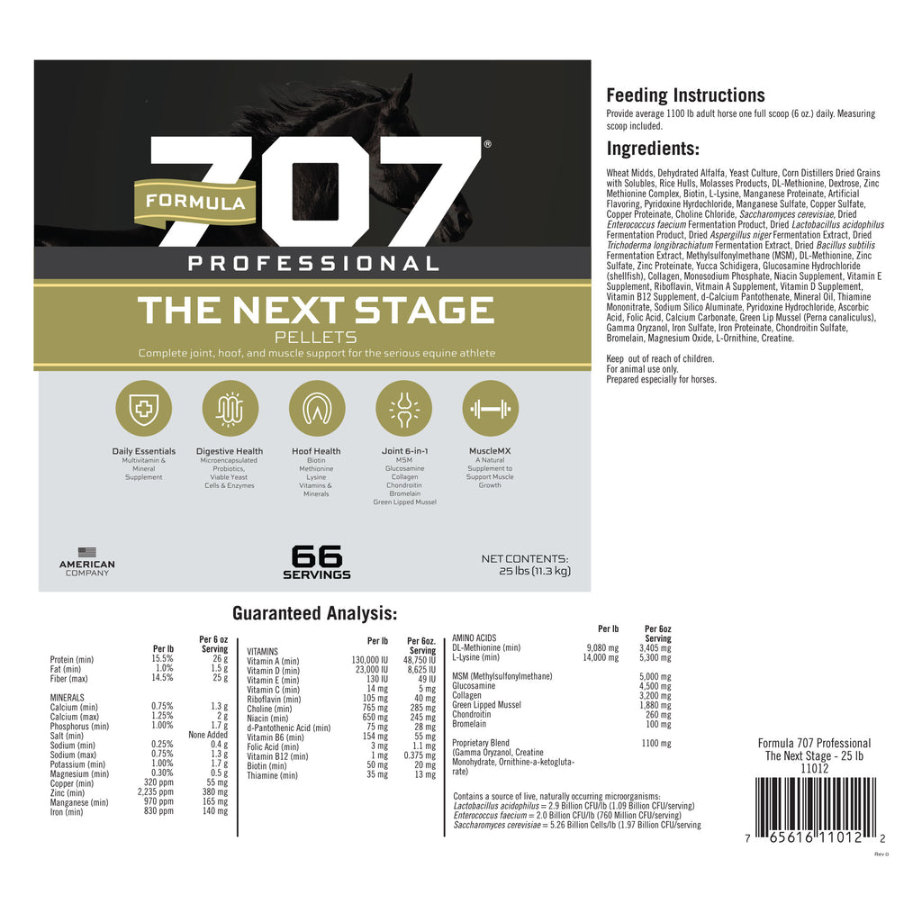 The Next Stage Bulk - 25 lb Bag – Formula 707®